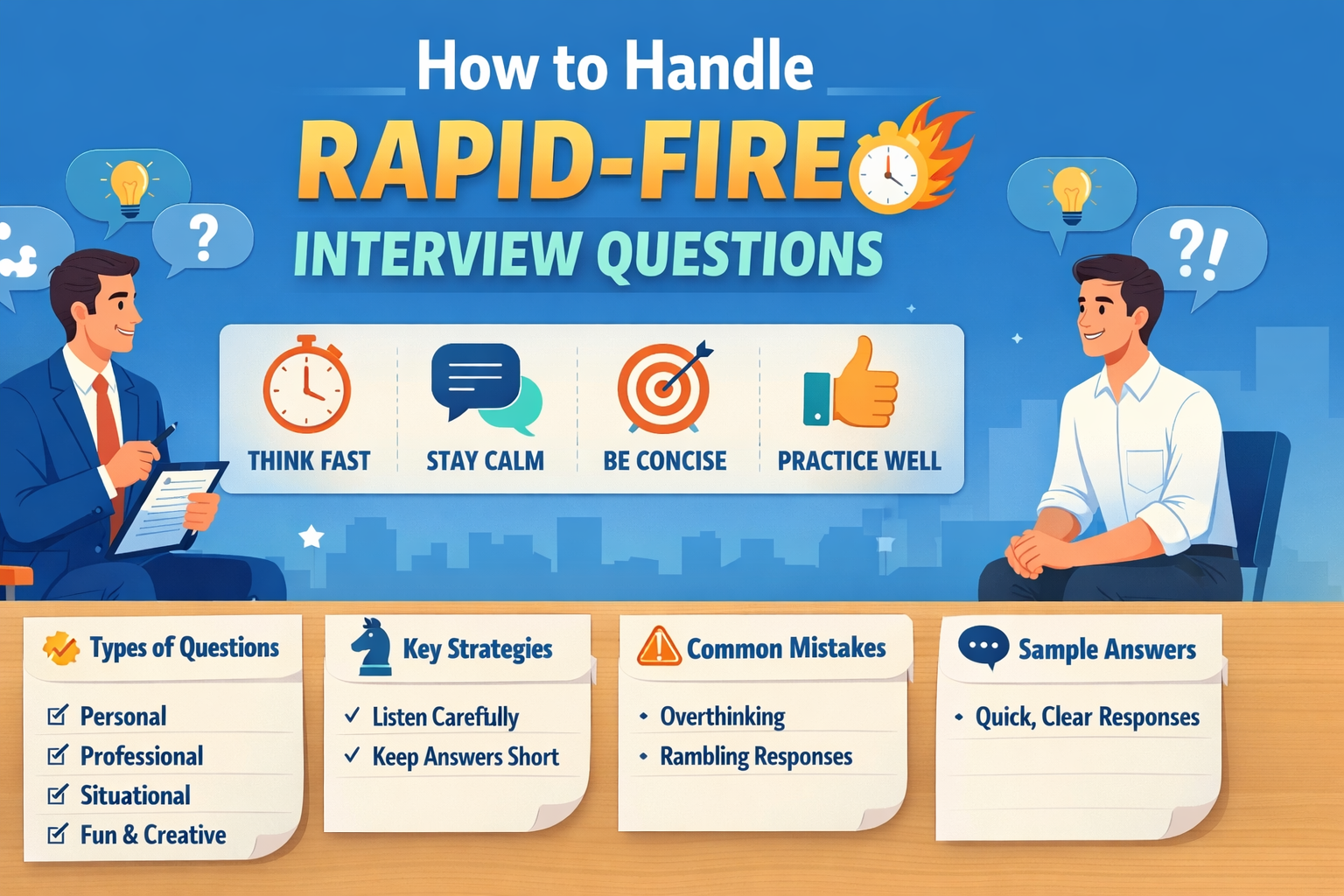 How to Handle Rapid-Fire Interview Questions | Best Job Tool